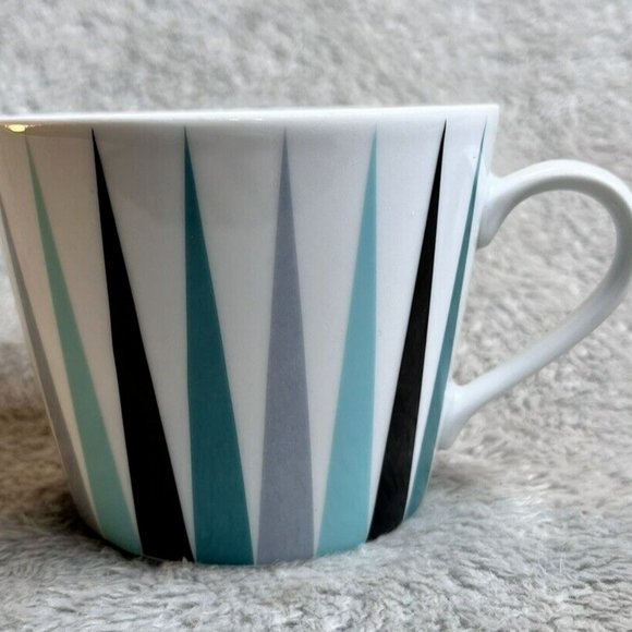 IKEA | Dining | Ikea Brakig 22763 White Navy Gray Teal Coffee Tea Mug ...